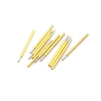 100pcs P75-B1 Dia 1.02mm 100g Cusp Spear Spring Loaded Test