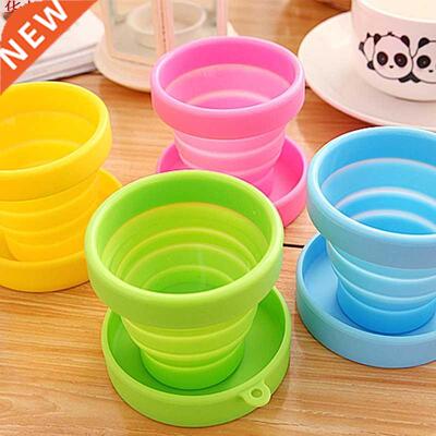 Portable Silicone Retractable Folding Water cup Outdoor Trav