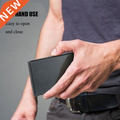 2022 Nieuwe Hot Fashion Draagbare Rvs ID Creditcard Case