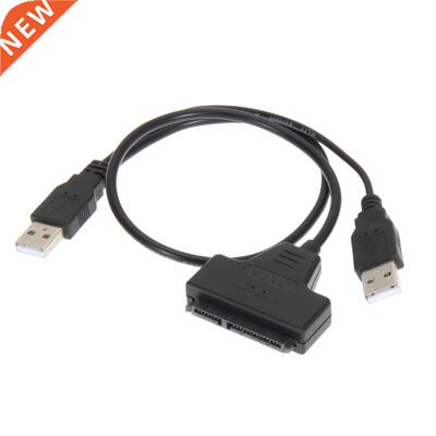 Dual USB 2.0 to 7+15 22Pin SATA CD DVD Rom SATA22Pin 2.5 inc