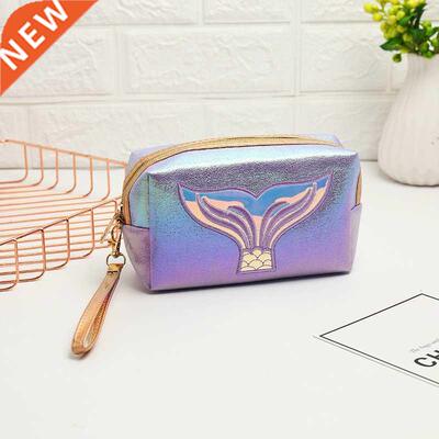 Women Makeup Bag Colorful Mermaid Tail Cosmetic Bag Organize