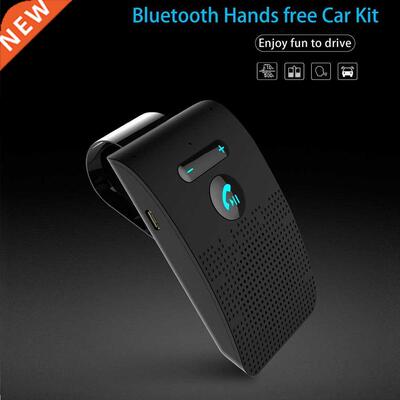 Bluetooth Handsfree Car Kit 5.0 Sun Visor Clip Wireless Audi