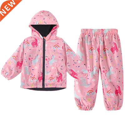 LZH Children Clothing Spring Toddler Girls Clothes Unicorn R