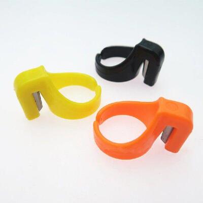 Pcs/set Finger Knife Ring Plastic Sewing Thimble Thread
