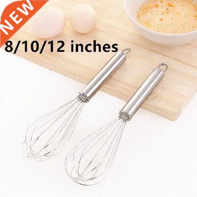 1PC New Milk Cream Egg Whisk Manual Egg Beater 8/10/12