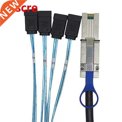 Server Data Cable Mini SAS 26P SFF-8088 to 4XSATA 7P Hard Di