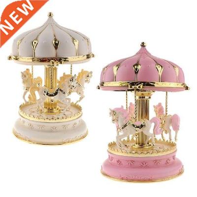 Carousel Music Box 7 Color Change LED Light Luminous