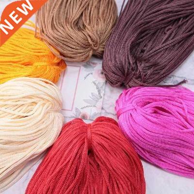 200m 3mm Hollow Line Colorful Nylon Cord Thread Crochet