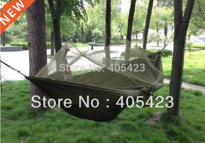 new Outdoor hammock,Army Outdoor Camping Hammock Tent + Bed
