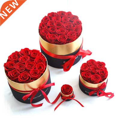 Preserved Rose in Box Red Real Rose Flowers Romantic