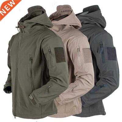 Men's winter jacket Fleece Windproof Thermal coat plus size
