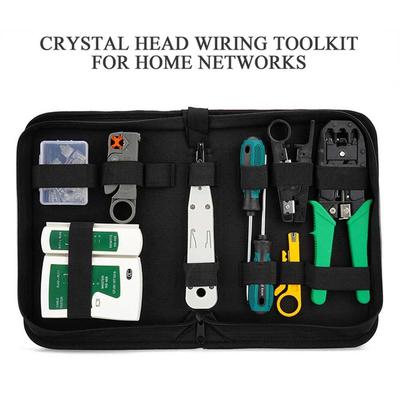14 pcs/set lan tester RJ45 Crimping pliers Portable LAN Netw