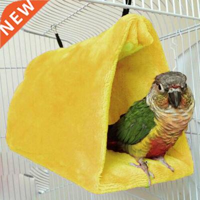 Plush Snuggle Bird Hammock Hanging Snuggle Cave Happy Hut