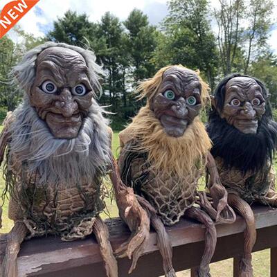 2021 Hlloween New Horrible Grden Sculpture Withered Dwrf