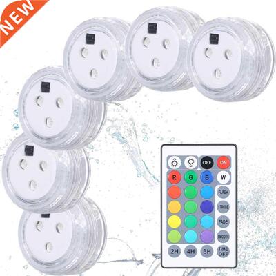 10 Pack LED Submersible Lights Battery Operated Underwater L