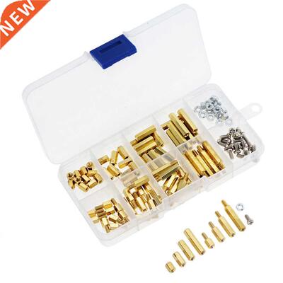 120PCS/Box M3 Male Female Brass Standoff Spacer PCB Board He