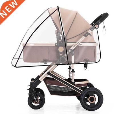Cler Stroller Rin ver Bby Cr Wether Wind Shield Trnsp