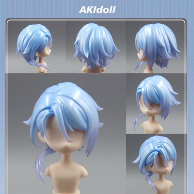 AKIdoll/131代餐神里绫人gsc头壳代餐原神ob11/22娃头建模打印件