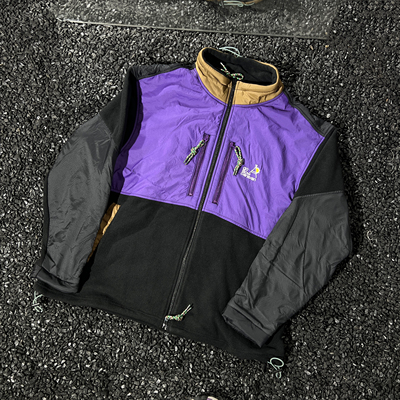 正品go slow caravan POLARTEC户外轻量拼接尼龙抓绒夹克保暖外套