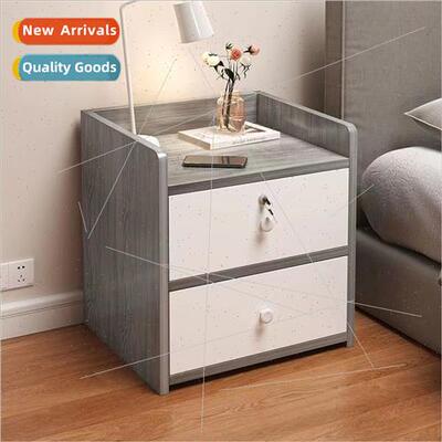 Bedside table bedroom home simple modern simple storage lock