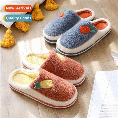 Home cotton slippers cost-effective shoes home warm plush me