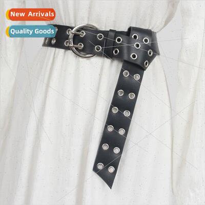 Punk porous belt women jeans belt ins fashion dress corset o