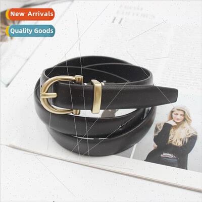 Jeans belt ladies fashion hundred thin belt female summer de