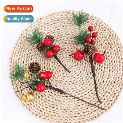 Handmade Christmas e decorations simulation bouquets cutting