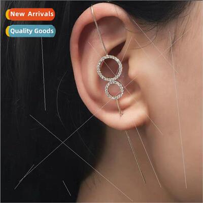 circle ear contour jewelry earrings cold wind Korea earrings