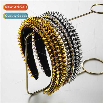 Hair bands Europe studded hair bands tied face headband fema