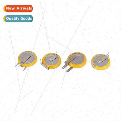 CR2032 lead inline horizontal side stparallel negative foldi