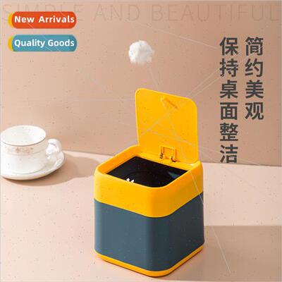 Desktop trash can small simple household mini office trash c