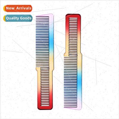 Hair stylist Hairdressing Comb Electroplated Comb Haircuttin