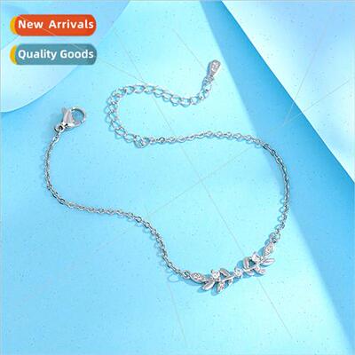 Wheat ears zirconia bracelet female Koreaspike have you peac