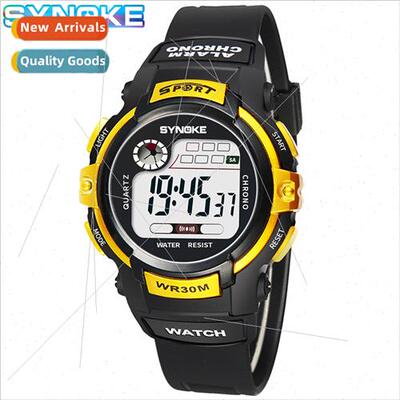 Children student electronic watch luminous waterproof sports
