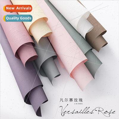 Versailles rose relief embossed embossed wrapping paper hand