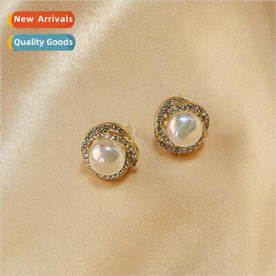 ghtclub earrings in accessories exaggerated pearl wheat ears