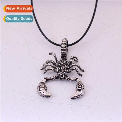 Europe punk hip-hop nd Personalized Scorpion King alloy neck