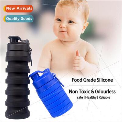 licone Folding Water Bottle Outdoor Sports Mug Fitness Cycli