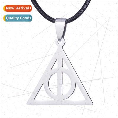 Stainless Steel Harry Potter Necklace na Deathly Hallows Tri