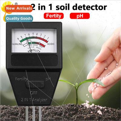 2-in-1 Soil Fertily Tester PH Flower Gardening Test Meter Di