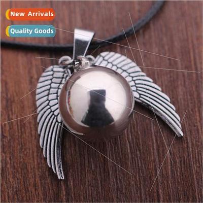 snitch gold necklace deathly hallows gold thief necklace pen