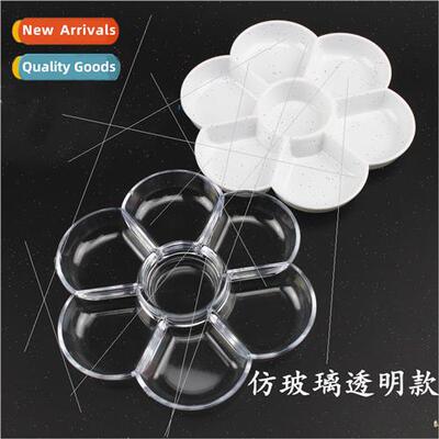 Imation porcelain 7 compartments plastic palette 7 compartme