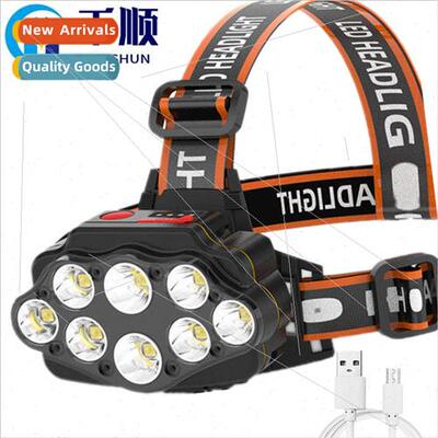 Huge bright bike lights headlights rechargeable strong light