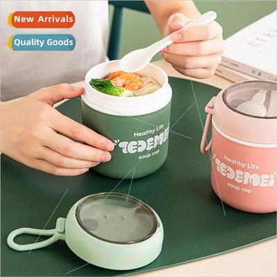 Anti-bacterial plastic soup cup porridge pots 适用office wor