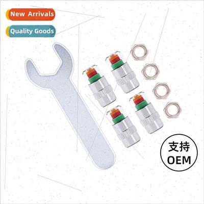 Car Tire Valve Caps Tire Pressure Monoring Warning Vacuum Ti