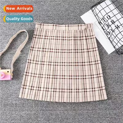 apricot color between black brown check JK spring summer aut