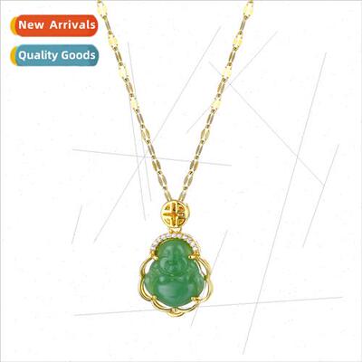 Europe new gold wh imation chalcedony potbelly Maiya Buddha