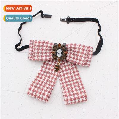 Wide Women Shirt Bow Tie Soft de Thousand Birds Korean Colla