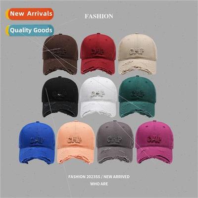 new broken hole hat personalized baseball cap men women pers